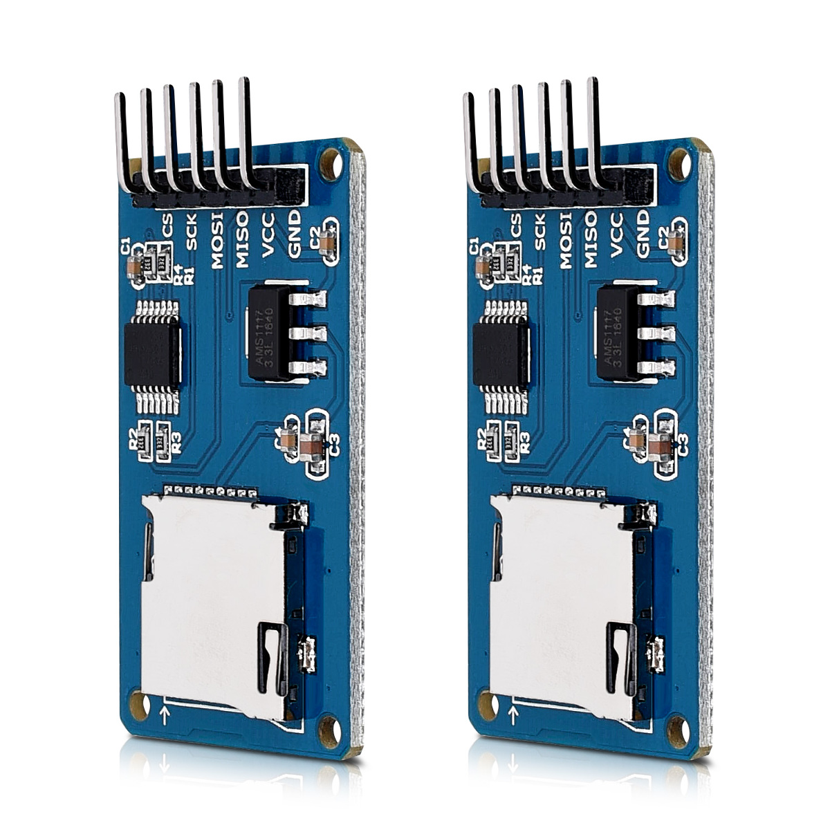 2x Micro SD Card Reader Module 5V Card Adapter for Arduino ...